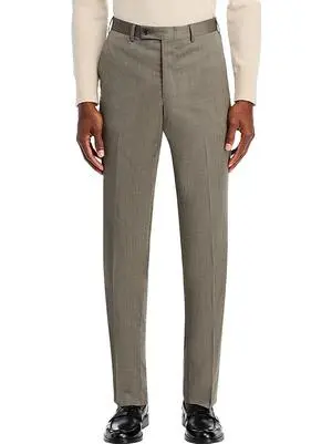 Bloomingdale'S Regular Fit Dress Pants - Taupe