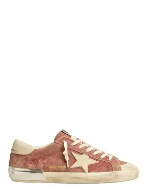GOLDEN GOOSE Super-Star Leather Low Top Sneakers Pomegranate