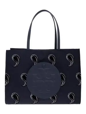 Tory Burch Ella Small Shopper Bag - Navy Blue