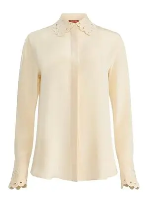 ALTUZARRA Chika Silk Top