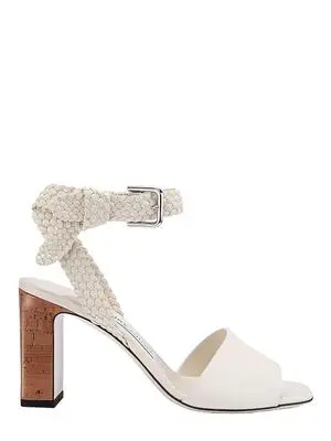 JIMMY CHOO Rori 85 Sandals - Latte