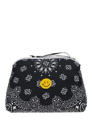 CALL IT BY YOUR NAME Large Bandana Vanity Bag - Black