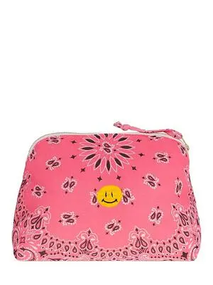 CALL IT BY YOUR NAME Large Bandana Vanity Bag - Pale Pink