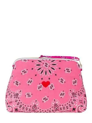 CALL IT BY YOUR NAME Large Bandana Vanity Bag - Strawberry