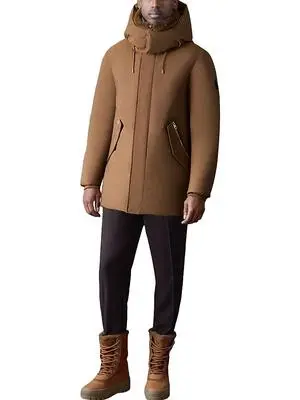 Mackage Sullivan 2-in-1 Down Coat With Removable Bib - Earth Brown