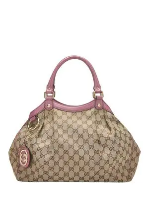 Gucci Original Gg Sukey Tote - Beige