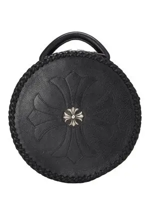 Chrome Hearts Leather Moon Bag - Black