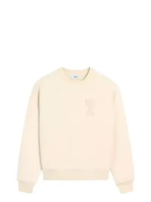 Ami De Coeur Embroidered Sweatshirt - Neutrals