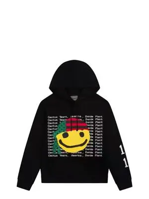 DENIM TEARS Cotton Graphic Hoodie - Black