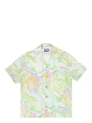 BILLIONAIRE BOYS CLUB Abstract-pattern Short-sleeve Shirt - Green
