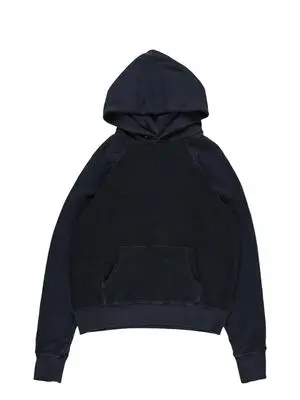 LES TIEN Heavyweight Classic Raglan Hoodie - Black
