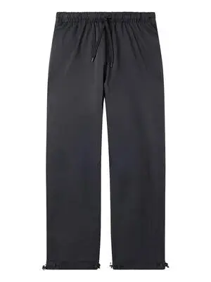 WTAPS Straight-leg Cropped Coolmax® Trousers - Black