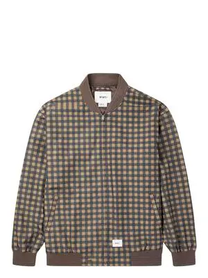 WTAPS Checked Shell Jacket Beige