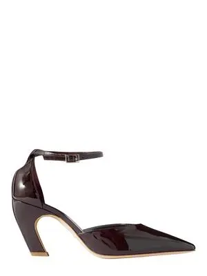 Le Monde Beryl Victoria Patent-leather Pumps - Purple