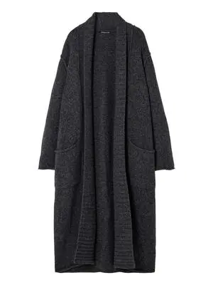 JAMES PERSE Cashmere Longline Cardigan Charcoal