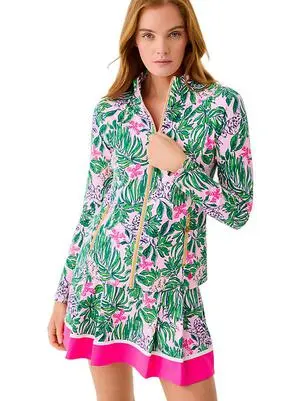 Lilly Pulitzer® Upf 50+ Luxletic Mysa Active Jacket - Conch Shell Pink Roaring With Joy