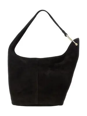 Michael Kors Leather Hobo Bag - Black