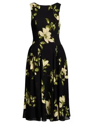 REFORMATION Anelis Floral Drop Waist Midi Dress - Mood For Love