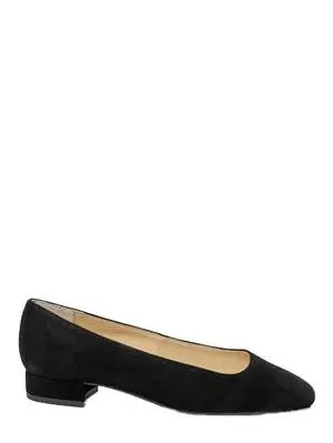 MENINA STEP Leticia Suede Flats - Black