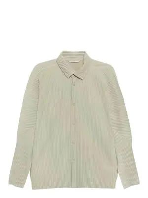 Issey Miyake Mc: October Perforated Shirt - Green