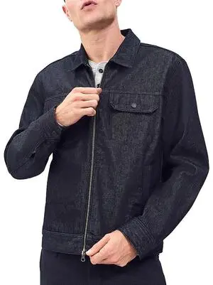 Rag & Bone Beau Denim Trucker Jacket - Resin Rinse