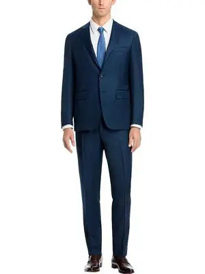 Canali Siena Screenweave Regular Fit Suit - Turquoise
