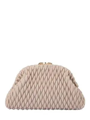 OLGA BERG Textured Clutch