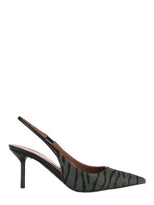 Paris Texas Lidia Slingback 70 - Grey Zebra