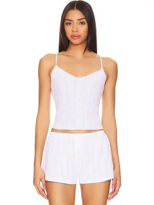 COU COU The Long Cami Top - White