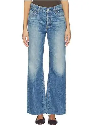 Moussy Vintage Atlantis Remake Flare Jeans - Blue
