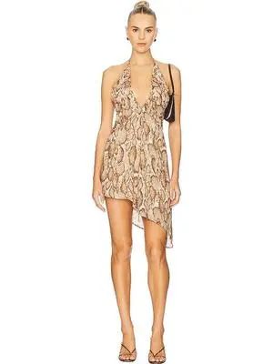 AFRM Sabrina Dress - Sand Snake