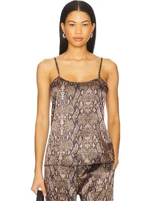 Heroine Sport Satin Cami - Desert Python