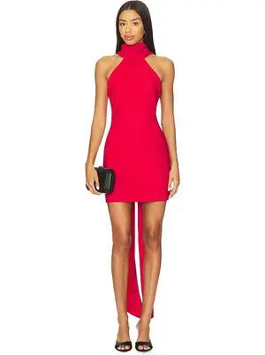 ELLIATT Mira Halter Mini Dress - Red