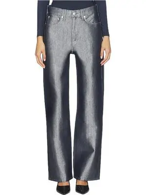 Rag & Bone Logan Wide Jeans - Grey