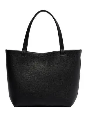 THE ROW Park Small Leather Tote Bag - Black
