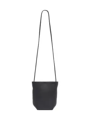 THE ROW N/s Park Leather Crossbody Bag - Black