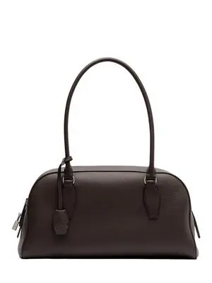 THE ROW E/w India Leather Shoulder Bag - Brown