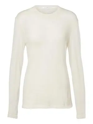 THE ROW Amia Cashmere Sweater - Beige