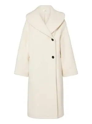 THE ROW Regino Virgin Wool Coat - White