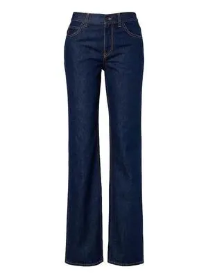 THE ROW Carlyl Mid-rise Straight Jeans - Blue
