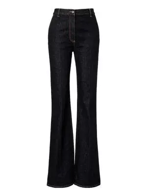 THE ROW Vita Straight Leg Jeans - Black
