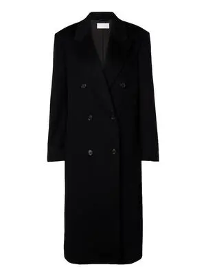 THE ROW Sandes Cashmere Coat - Black