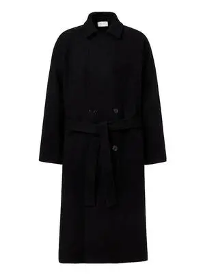 THE ROW Eomer Wool Coat - Black
