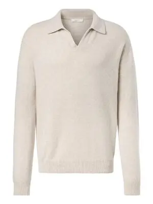 THE ROW Leach Cashmere Polo Sweater - Beige