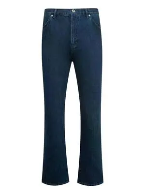 POST O'ALLS Buttoned-fastening Trousers - Blue
