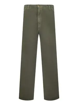 ORSLOW Rear-pockets Trousers - Green