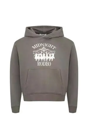 MIDNIGHT RODEO Graphic-print Hoodie - Grey