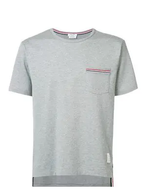 Thom Browne Short-sleeve Pocket Tee - Grey