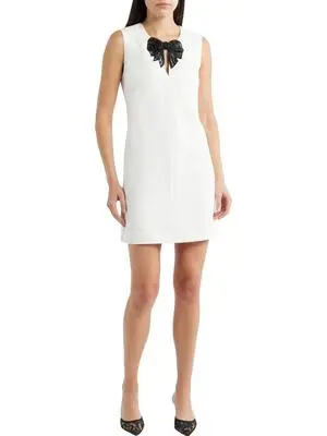 Sam Edelman Cady Bow Mini Dress - White