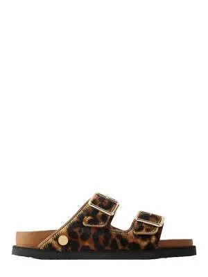 BIRKENSTOCK Arizona Calf Hair Sandals - Animal Print
